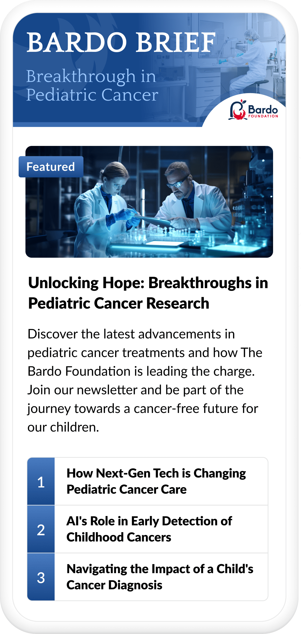 Unveiling "The Bardo Brief" – The Bardo Foundation, Inc.